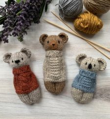 8 Koala Free Knitting Patterns ⋆ Bright Stuffs