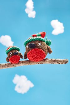 9 Knitted Robin Free Patterns ⋆ Bright Stuffs
