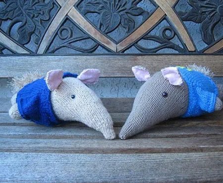 5 Clangers Free Knitting Patterns ⋆ Bright Stuffs