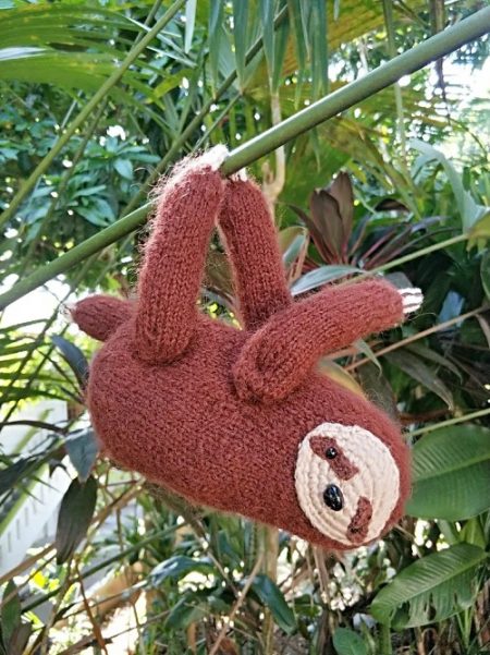 8 Knitted Sloth Free Patterns ⋆ Bright Stuffs