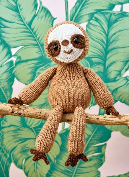 8 Knitted Sloth Free Patterns ⋆ Bright Stuffs