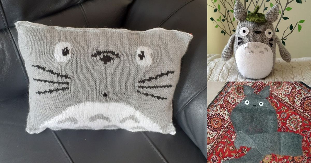 7 Unique Totoro Free Knitting Patterns ⋆ Bright Stuffs
