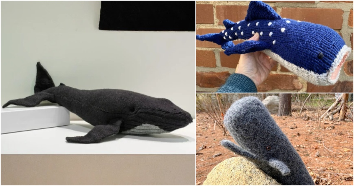 11 Knitted Whale Free Patterns ⋆ Bright Stuffs