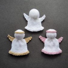 10 Angel Free Knitting Patterns ⋆ Bright Stuffs