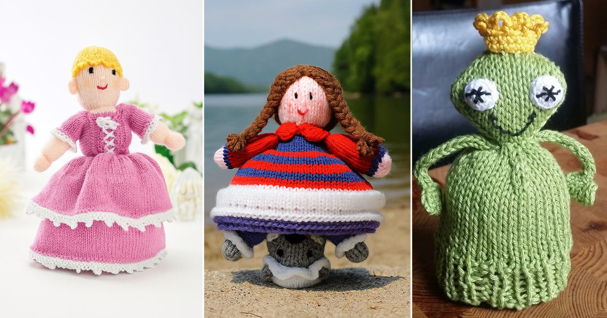 8 Flip Doll Free Knitting Patterns ⋆ Bright Stuffs