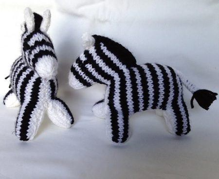 6 Group of Zebra Free Knitting Patterns ⋆ Bright Stuffs