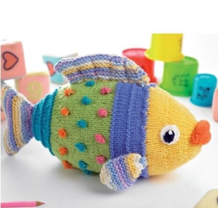 9 Knitted Fat Fish Free Patterns ⋆ Bright Stuffs