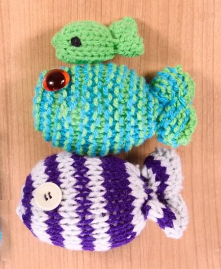 9 Knitted Fat Fish Free Patterns ⋆ Bright Stuffs