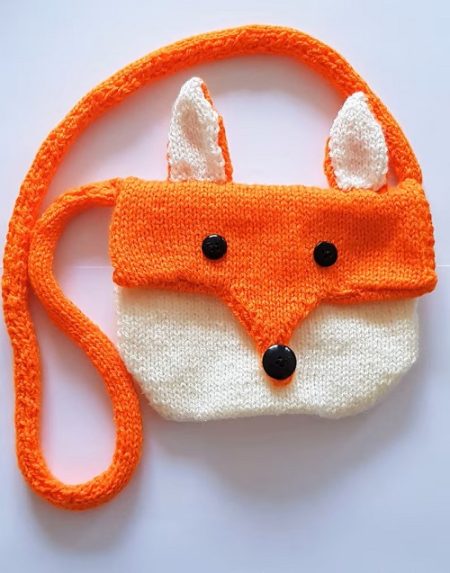 8 Knitted Kids Bag Free Patterns ⋆ Bright Stuffs