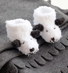 12 Unique Baby Booties Free Knitting Patterns ⋆ Bright Stuffs