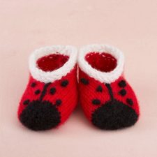 12 Unique Baby Booties Free Knitting Patterns ⋆ Bright Stuffs
