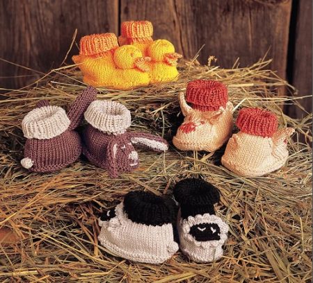 12 Unique Baby Booties Free Knitting Patterns ⋆ Bright Stuffs