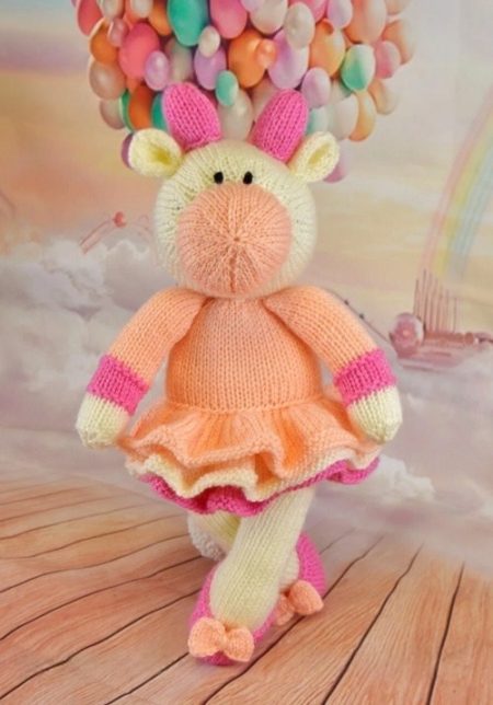 10 Unique Ballerina Toy Free Knitting Patterns ⋆ Bright Stuffs