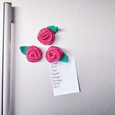 7 Unique Rose Free Knitting Patterns ⋆ Bright Stuffs