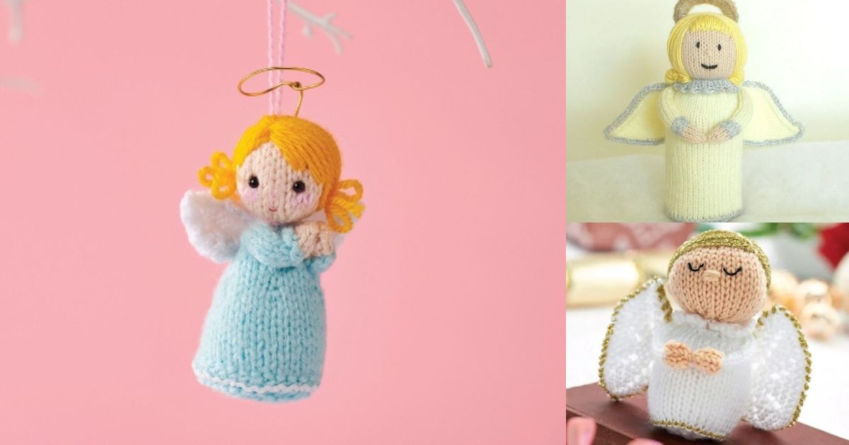10 Angel Free Knitting Patterns ⋆ Bright Stuffs