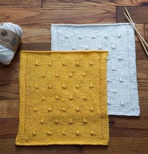 12 Washcloth Free Knitting Patterns ⋆ Bright Stuffs