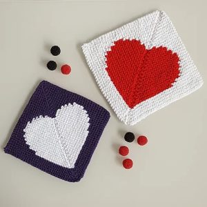 12 Washcloth Free Knitting Patterns ⋆ Bright Stuffs