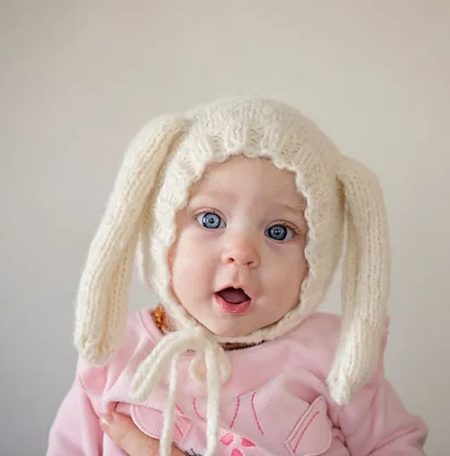 13 Baby Bonnets Free Knitting Patterns ⋆ Bright Stuffs