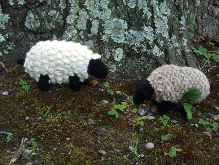 10 Group of Sheep Free Knitting Patterns ⋆ Bright Stuffs