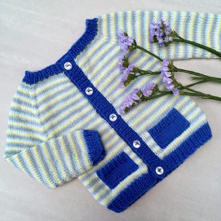 13 Free Baby Cardigan Knitting Patterns ⋆ Bright Stuffs