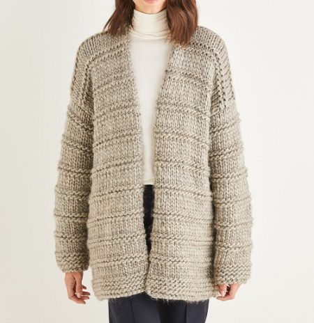16 Chunky Cardigan Free Knitting Patterns ⋆ Bright Stuffs