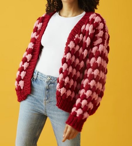 16 Chunky Cardigan Free Knitting Patterns ⋆ Bright Stuffs