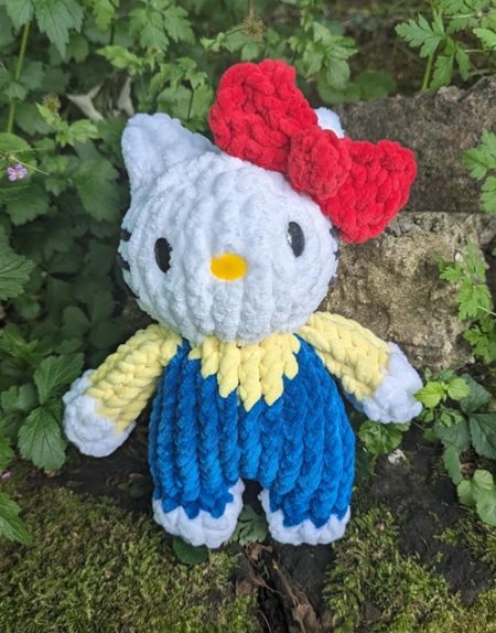 8 Loom Knit Cat Free Patterns ⋆ Bright Stuffs