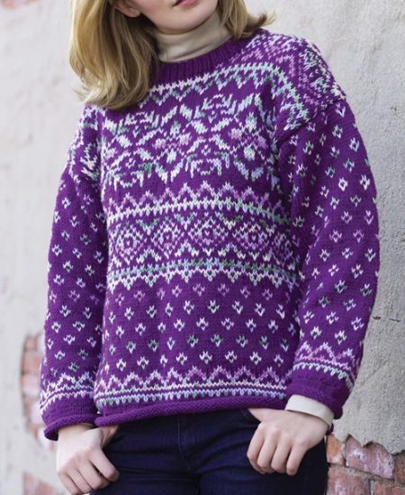 12 Knitted Fair Isle Sweater Free Patterns ⋆ Bright Stuffs