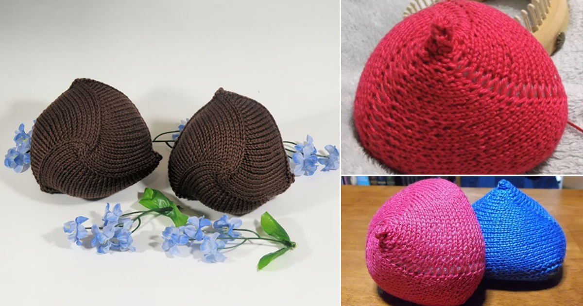 7 Knitted Knockers Free Patterns ⋆ Bright Stuffs