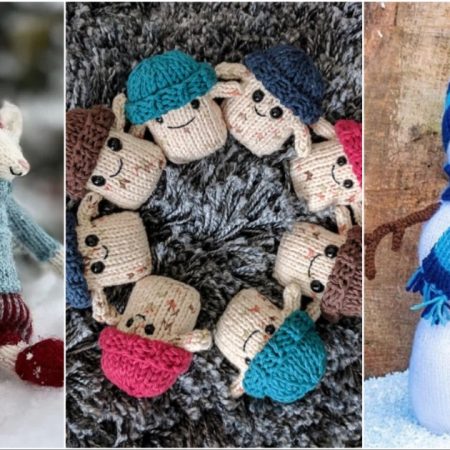 16 Knitted Keychains Free Patterns ⋆ Bright Stuffs