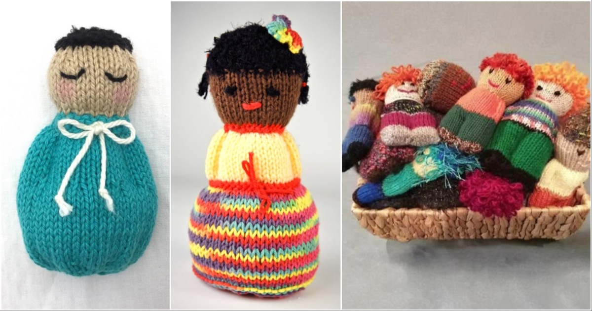 6 Peace Pals Free Knitting Patterns ⋆ Bright Stuffs