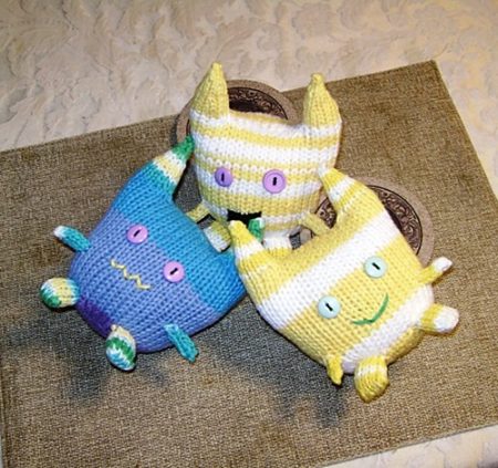 7 Scrappy Toys Free Knitting Patterns ⋆ Bright Stuffs