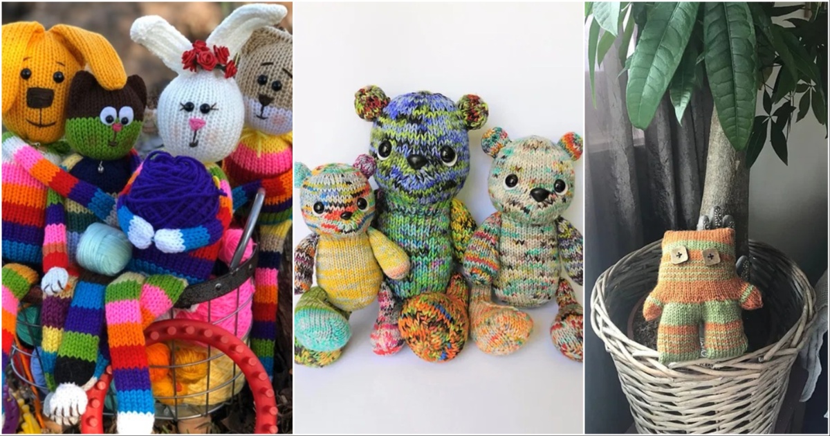 Scrappy Toys Free Knitting Patterns ⋆ Bright Stuffs