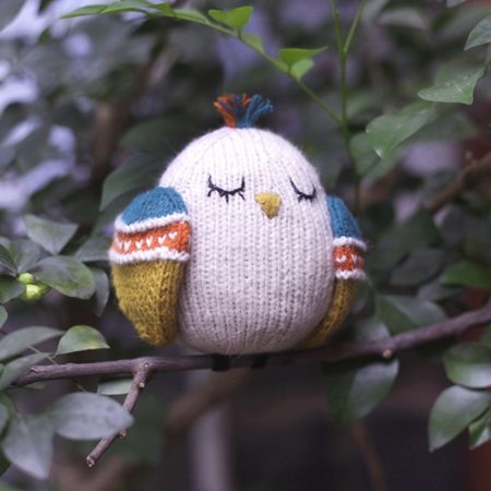 7 Resting Birds Free Knitting Patterns ⋆ Bright Stuffs