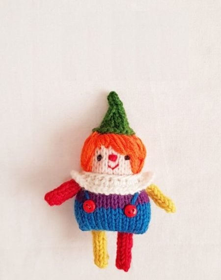 5 Clown Toy Free Knitting Patterns ⋆ Bright Stuffs