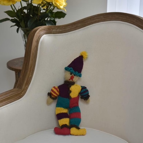 Clown Toy Free Knitting Patterns ⋆ Bright Stuffs