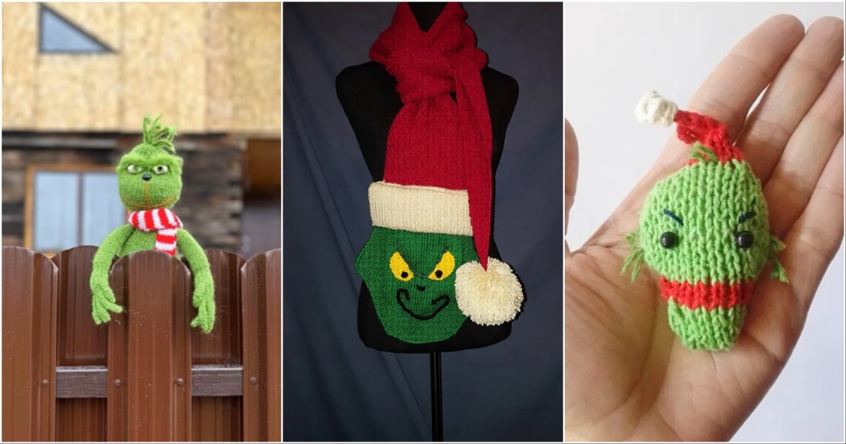 Unique Grinch Free Knitting Patterns ⋆ Bright Stuffs