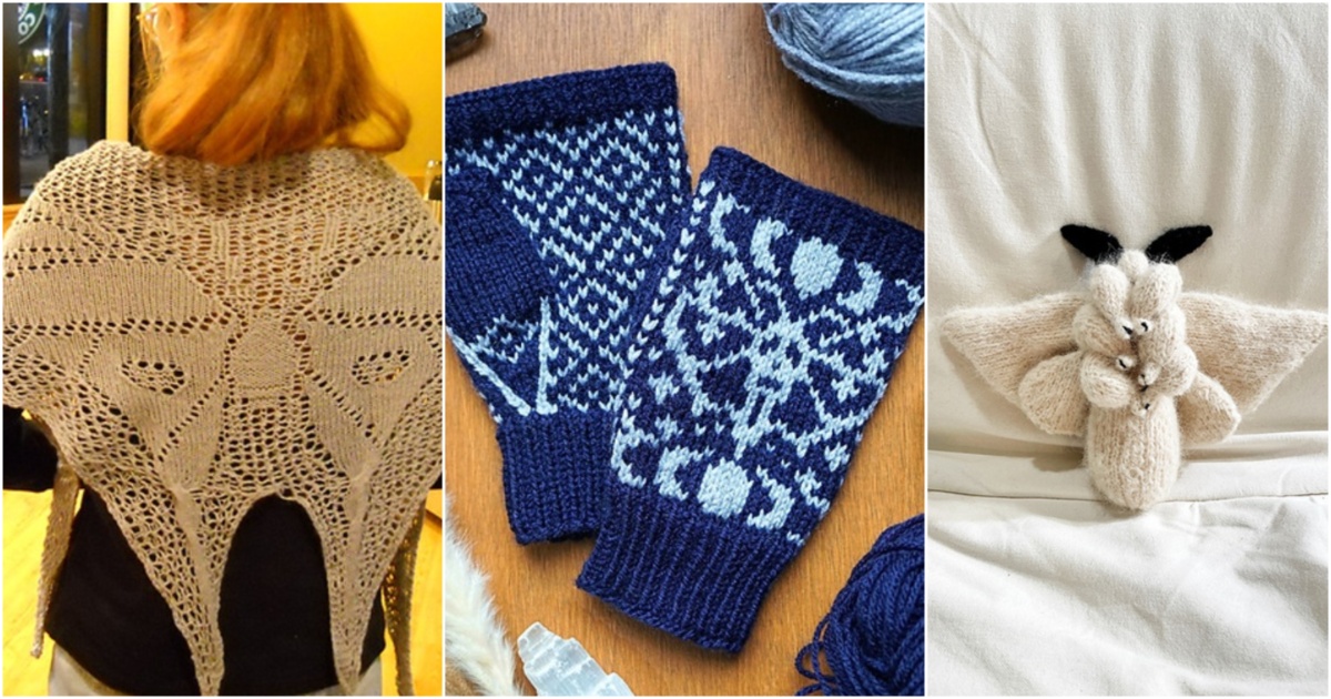 6 Unique Moth Free Knitting Patterns ⋆ Bright Stuffs
