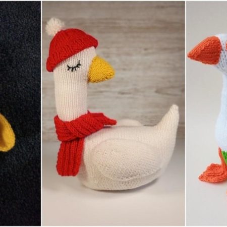 8 Emotional Support Chicken Free Knitting Patterns ⋆ Bright Stuffs