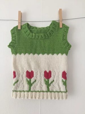 13 Creative Tulip Free Knitting Patterns ⋆ Bright Stuffs