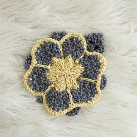 5 Knitted Animal Coaster Free Patterns ⋆ Bright Stuffs